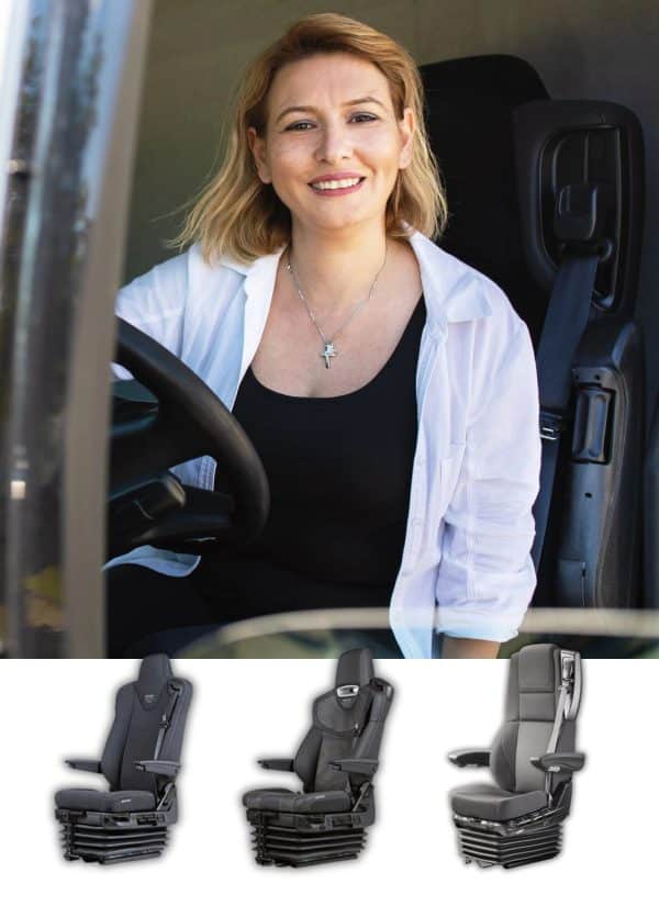 Sièges poids lourds & bus : ergonomie & sécurité | Pimas